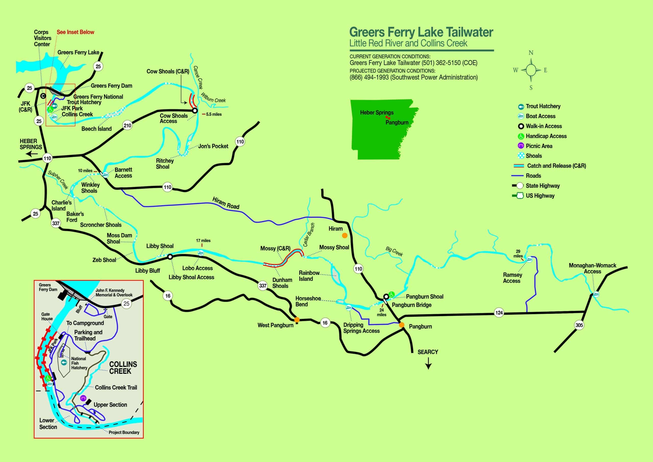 Greers Ferry Tailwater (Little Red River) • Arkansas Game & Fish Commission
