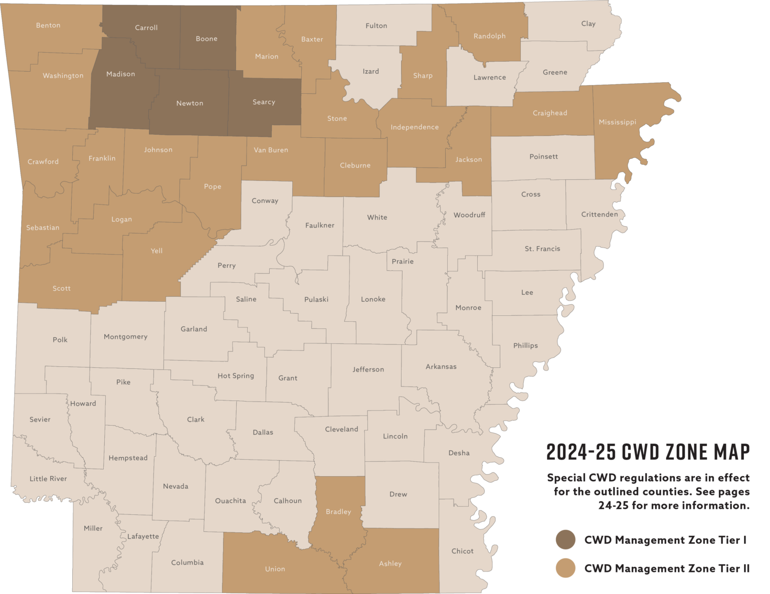CWD-Related Wildlife/Hunting Regulations • Arkansas Game & Fish Commission