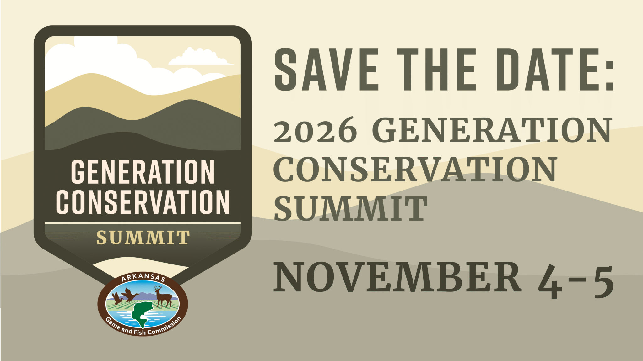 Generation Conservation • Arkansas Game & Fish Commission